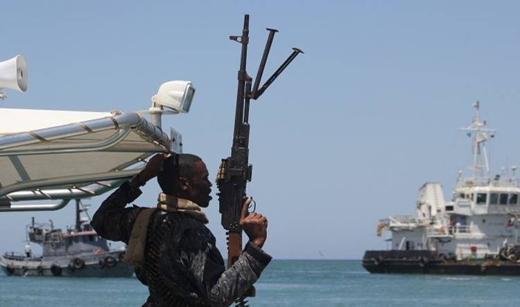 Indian Navy Monitors Hijacked Ship Flying Liberian Flag | Waradana