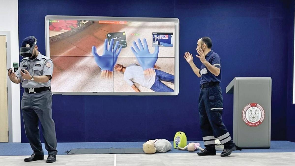 Abu Dhabi Police Organizes Virtual Training Exhibition | Waradana