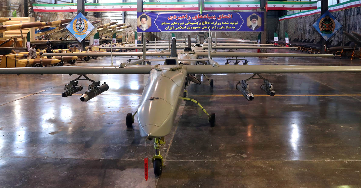 ''Ababil 5'' Iranian Drone Flies Over American Fleets | Waradana