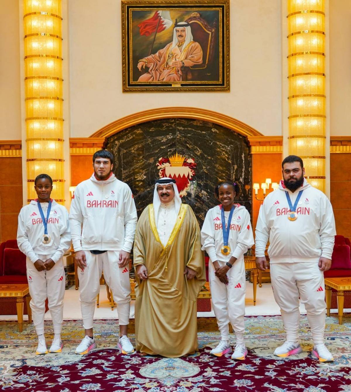 King of Bahrain Honors Champions of the Paris Olympics | Waradana
