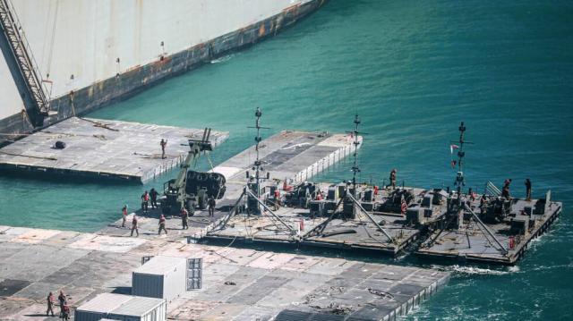 U.S. Military Announces Completion of Floating Dock Operation in Gaza ...